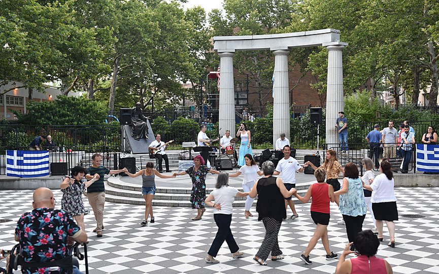 Greek Nights Return to Athens Square Park in Astoria (Vid & Pics) - The ...