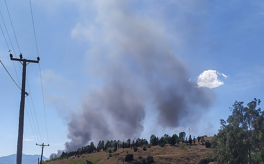 Large Fire Near Athens-Lamia National Road Under Control - The National ...