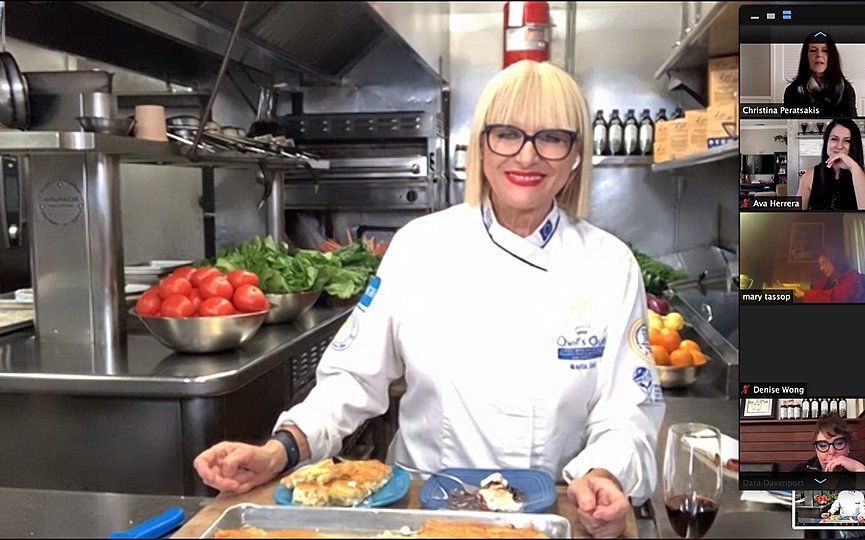 Saint Sophia Philoptochos Hosts 3rd Cooking Class with Chef Maria Loi ...