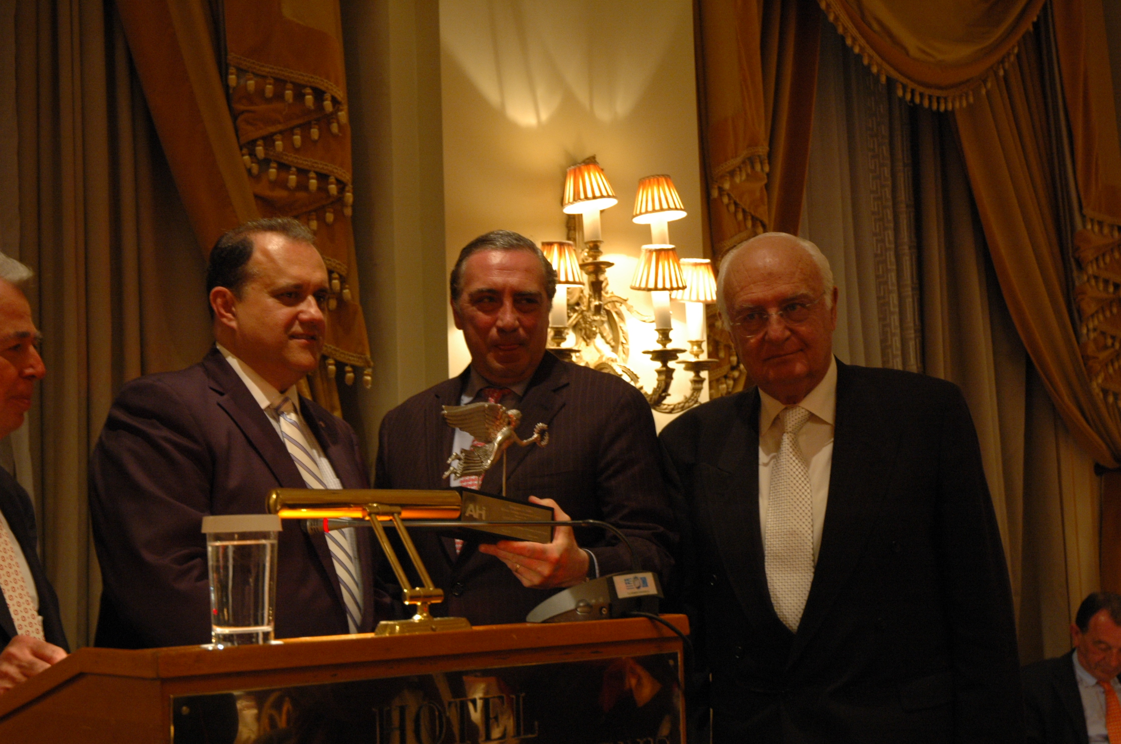 Tsakos Feted at AHI Dinner in Athens - The National Herald