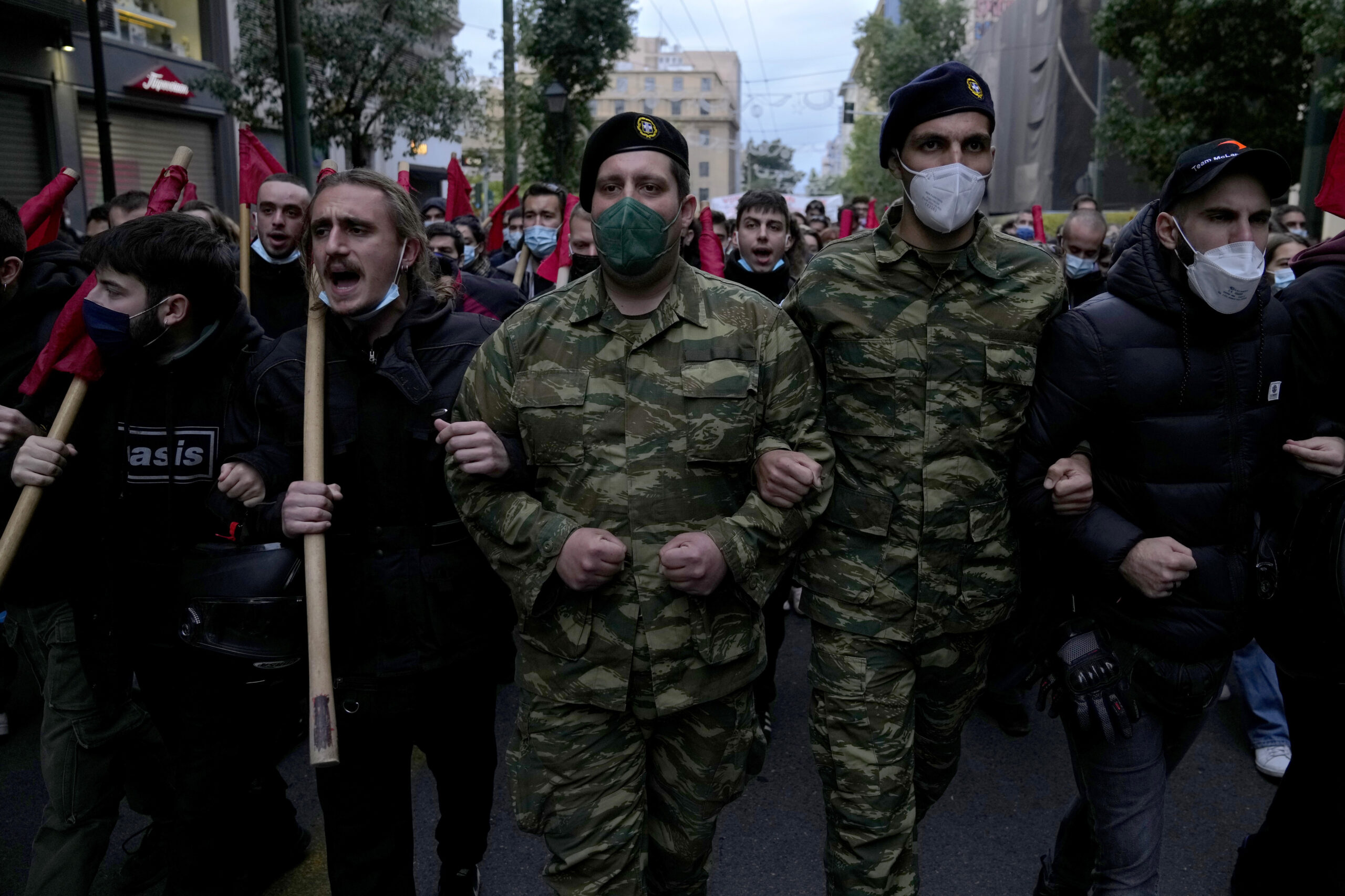 Heavy Police Presence Marks Greek Uprising Anniversary March (Photos ...