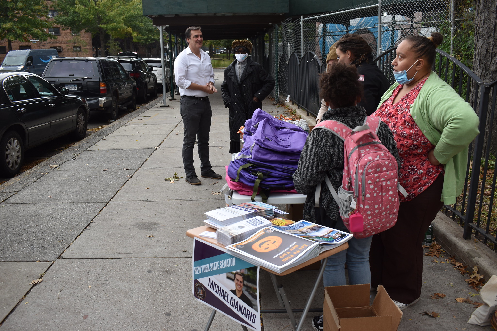 Gianaris Hosts Fall Festival Backpack Giveaway with GNY LECET & Astoria ...